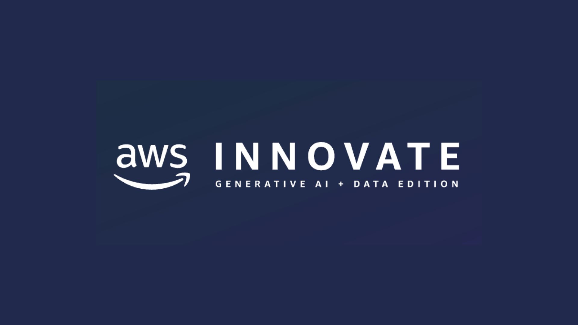 Aws Innovate Generative Ai Data 2025 Smart Dee